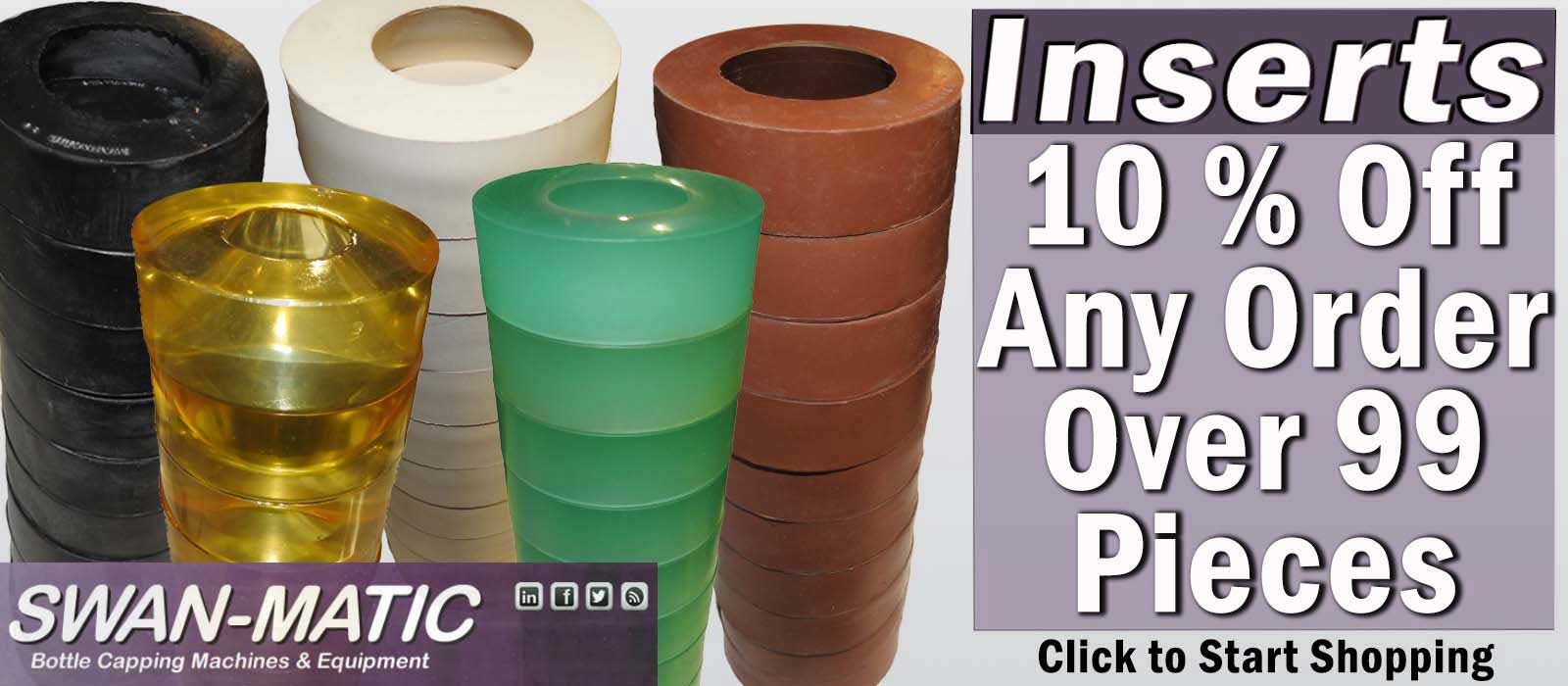 Bottle Capping Machines and Accessories – Swan-Matic